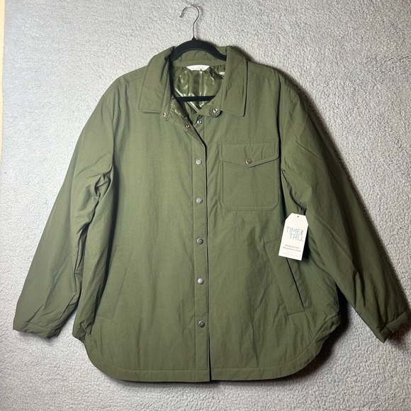 Time and Tru | Jackets & Coats | Time And Tru Shacket Womens Xl 618 ...